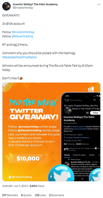 8 Social Media Giveaway Ideas + Examples You Can Use